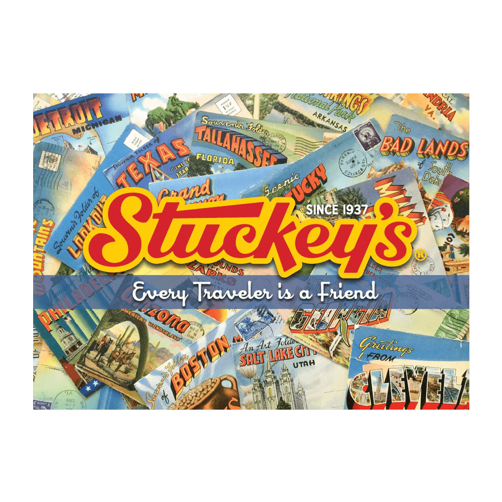 Postcard Metal Sign Stuckey s