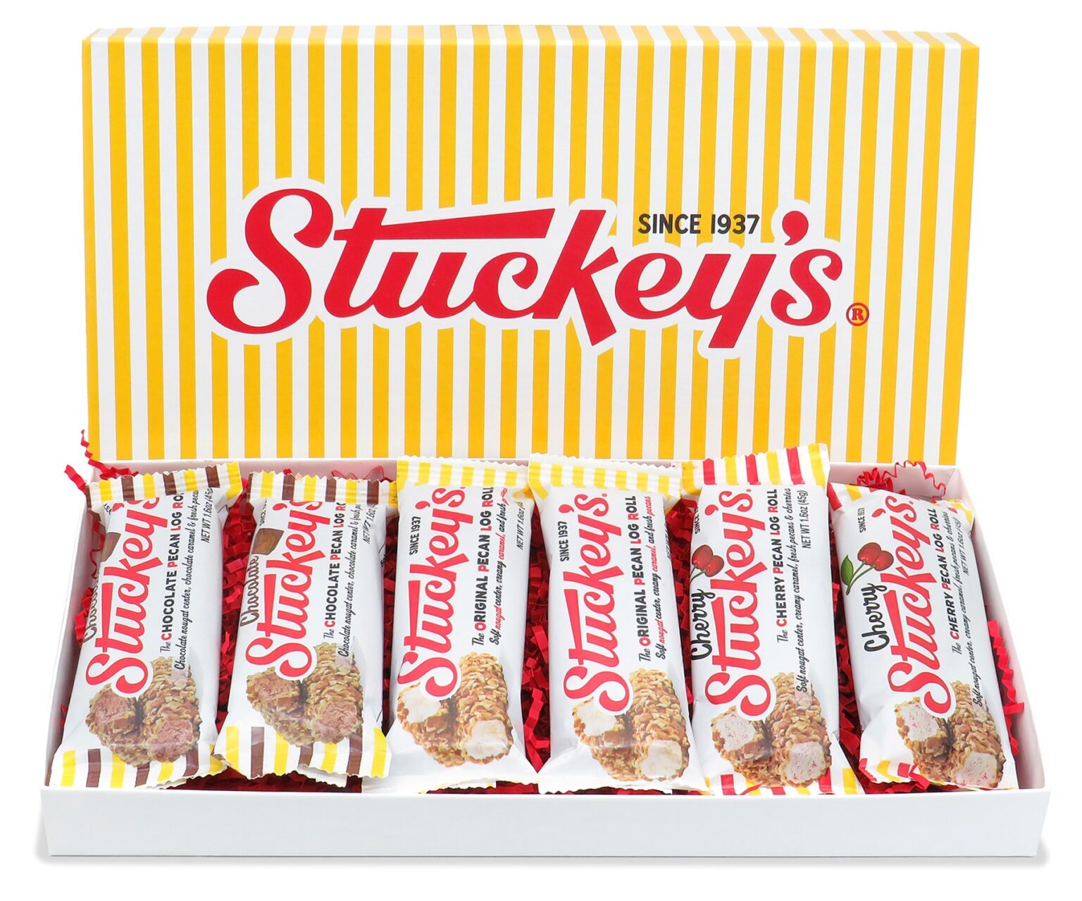 Holiday Pecan Log Gift Set – 6 Pack | Stuckey’s | Stuckey’s